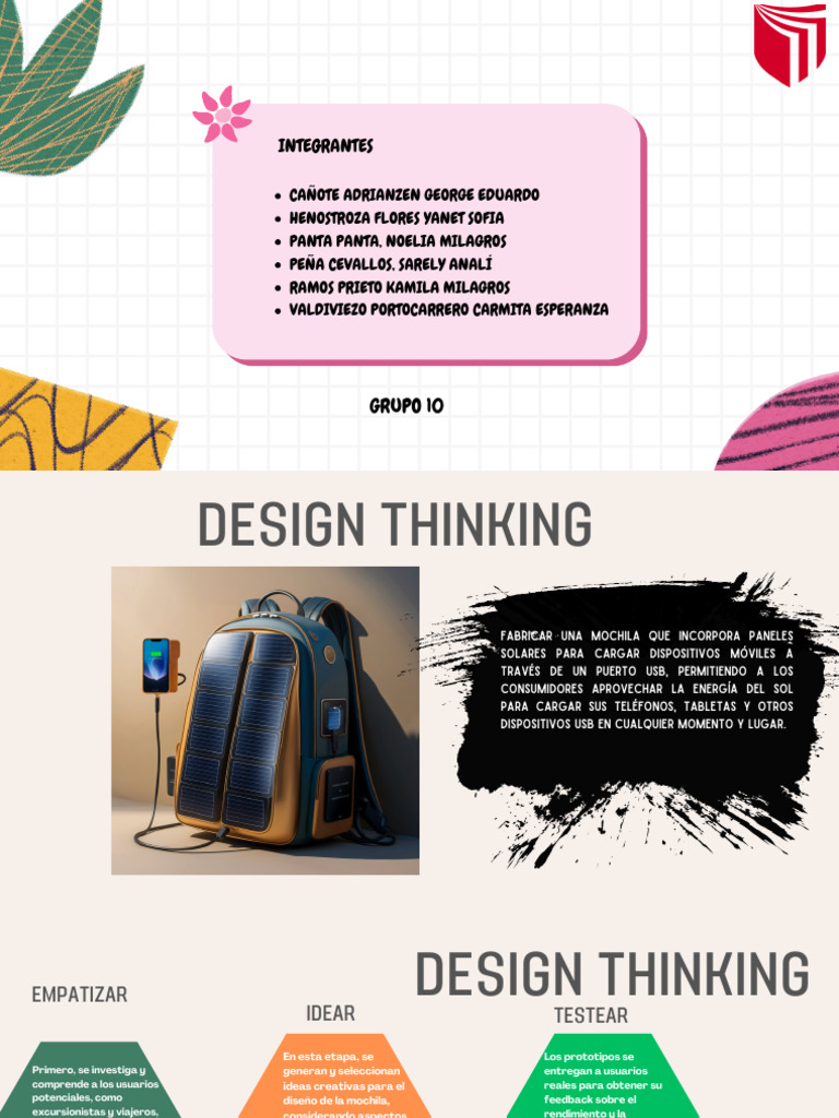 Brainstorming Gráfico Design Thinking Español Gratis Multicolor | PDF ...
