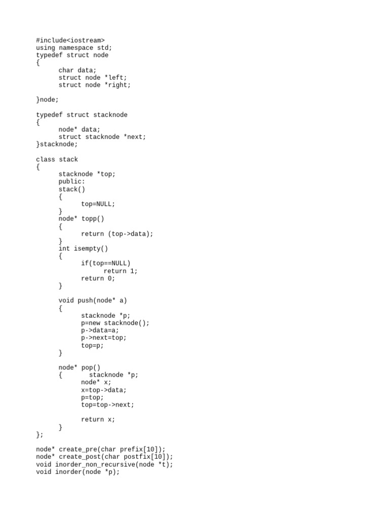 Practical-4 (Expression Tree) | PDF | Computer Programming | Teaching ...