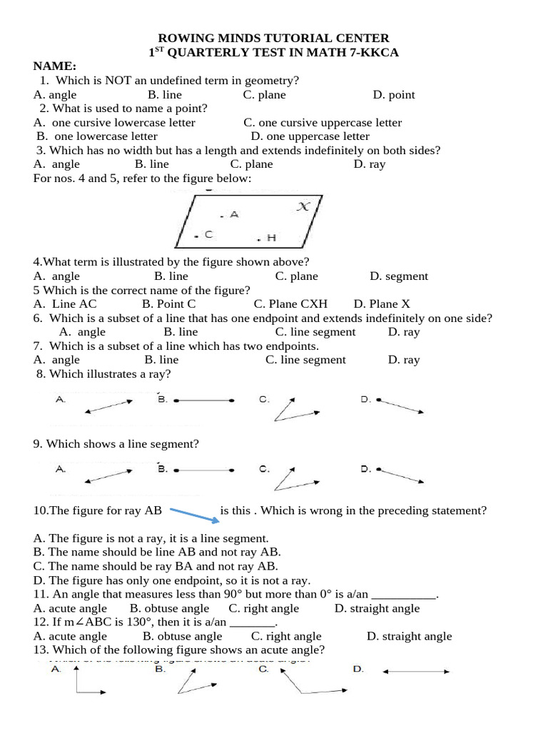 Q1-Math 7-Kkca-Done | PDF