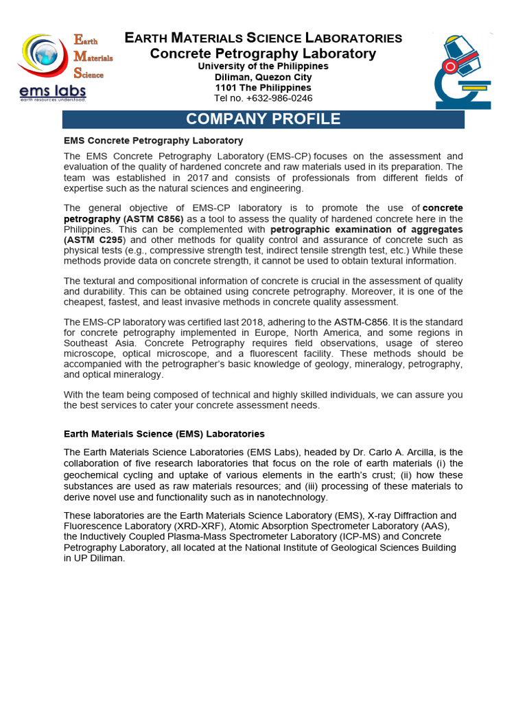EMS Company Profile | PDF