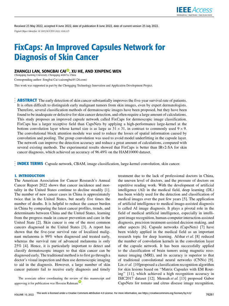 FixCaps_An_Improved_Capsules_Network_for_Diagnosis_of_Skin_Cancer | PDF