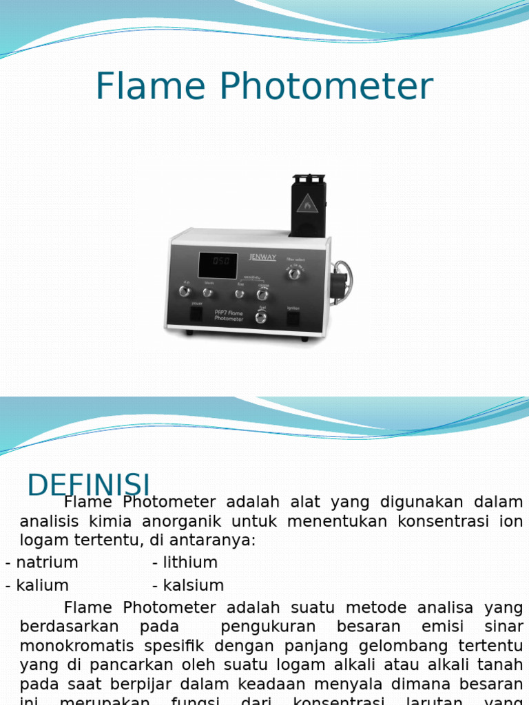 Flame Photometri | PDF