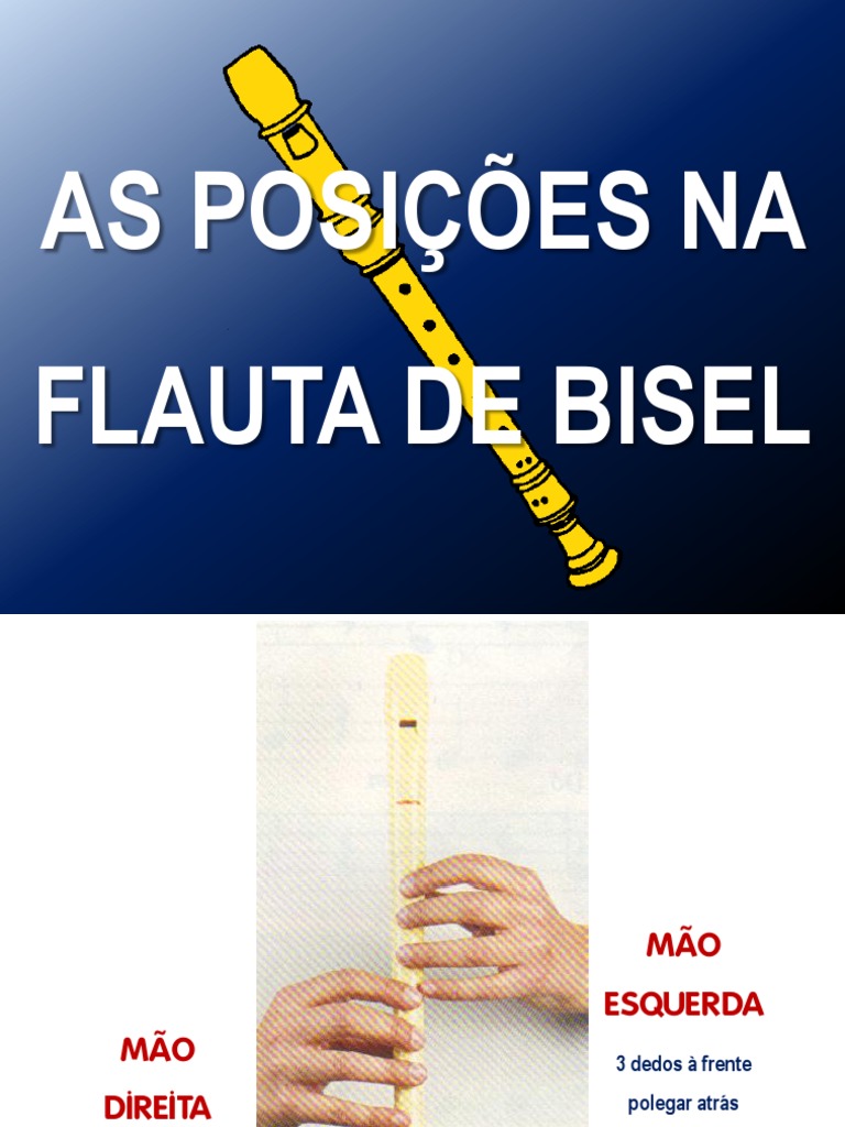 Posições Na Flauta de Bisel | PDF | Pitch (música) | Notação musical