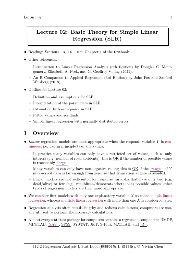 Lecture 02 | PDF