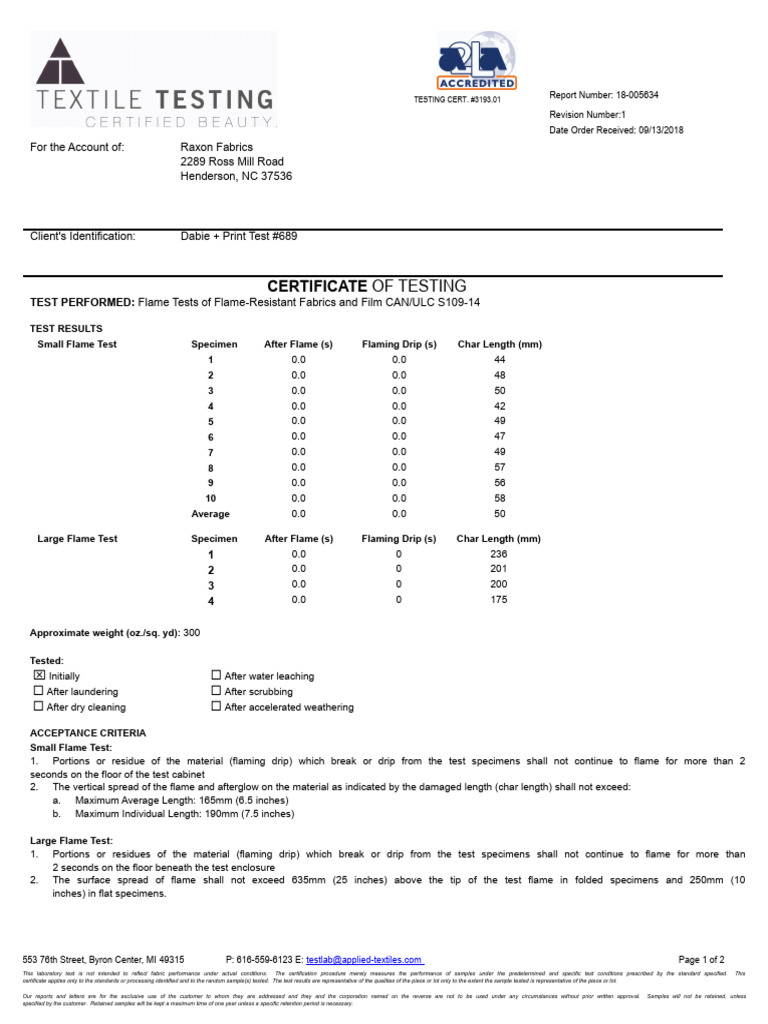 Rani 8067 - Can Ulc s109 | PDF