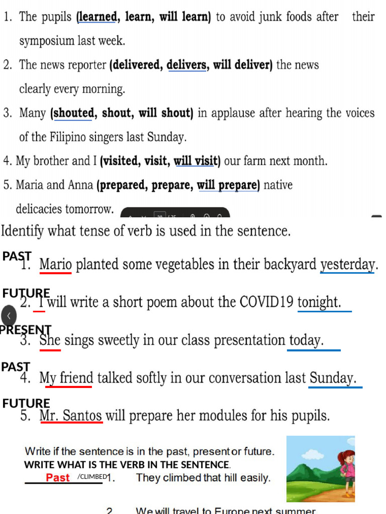 English Quiz Grade 6 | PDF