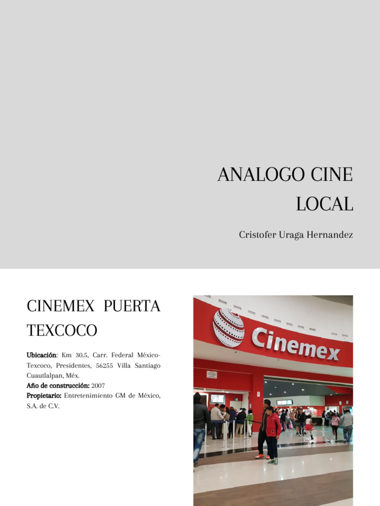 Cinemex Puerta Texcoco | PDF
