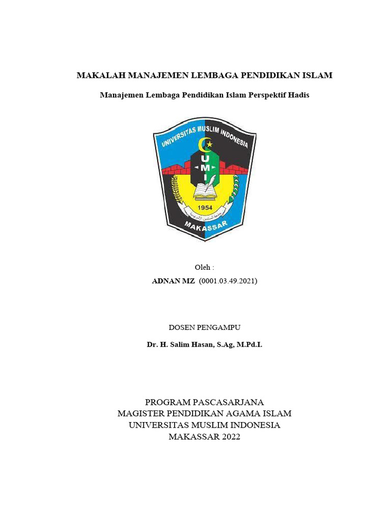 Makalah Mlpi | PDF
