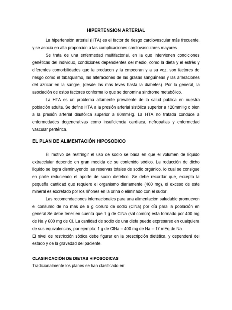 Hipertension Arterial Hta-2 | PDF | Hipertensão