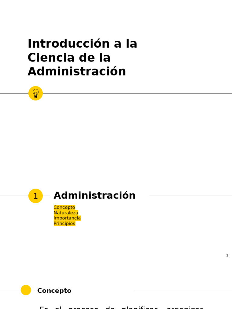 Presentación 1 Admon | PDF