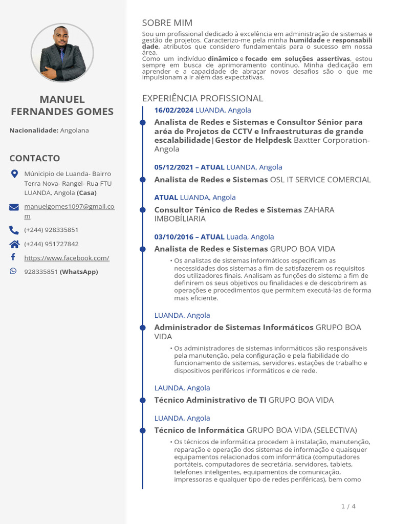 CV Gomes-1 | PDF