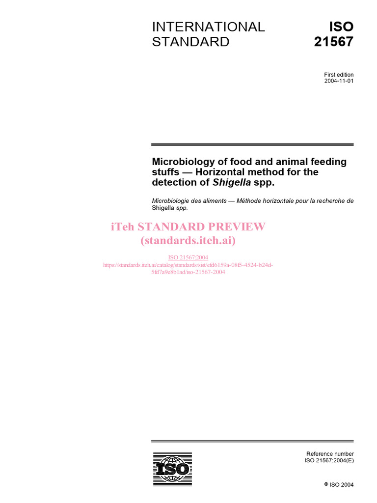 Iso 21567 2004 | PDF