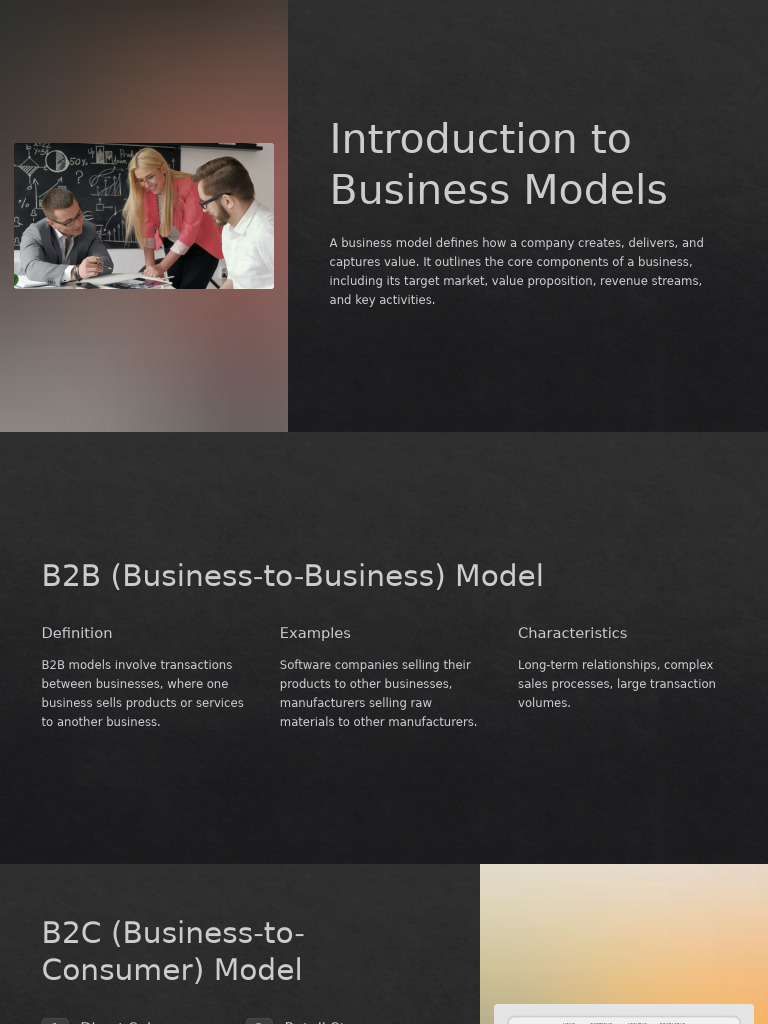 Introduction To Business Models | PDF