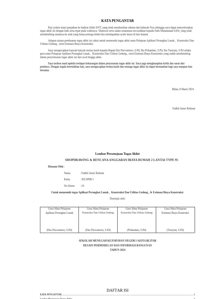 Daftar Isi DLL 2024 | PDF