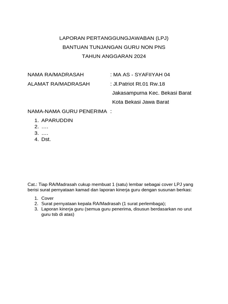 Cover LPJ Tukin 2024 | PDF