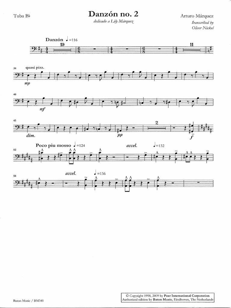 Danzon No2 Tuba | PDF