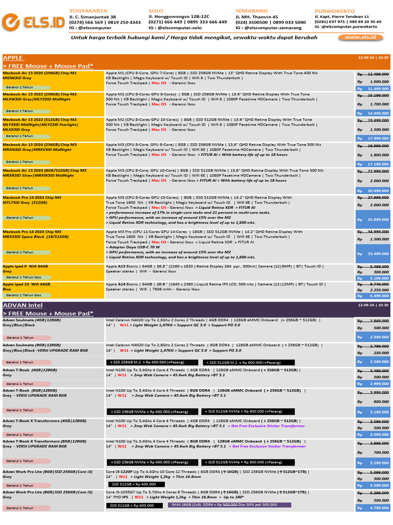 ELS 12 September 2024 | PDF
