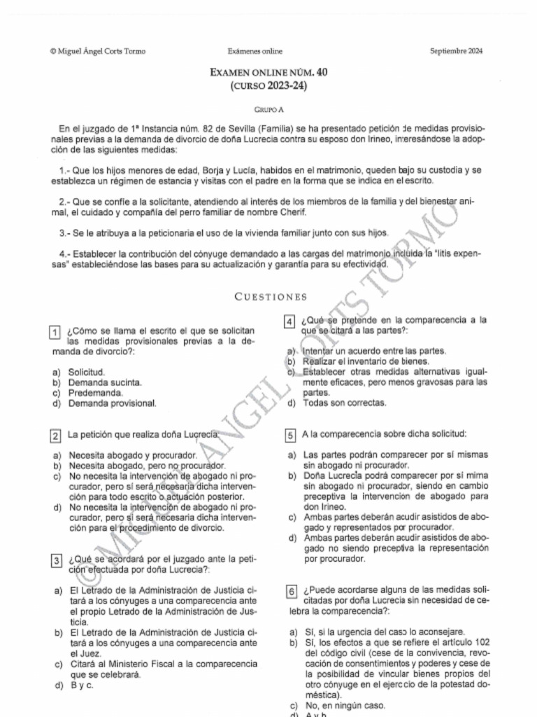 Caso práctico online núm. 40 (curso 2023-24) Grupo A | PDF Caso práctico online núm. 40 (curso 2023-24) Grupo A | PDF