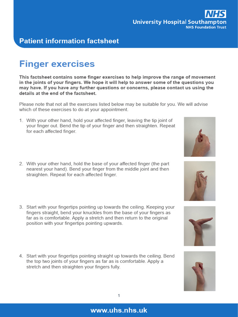 Finger Exercises 3460 PIL | PDF