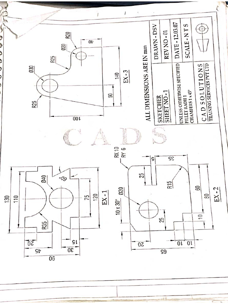 Basic 2d Modelling | PDF