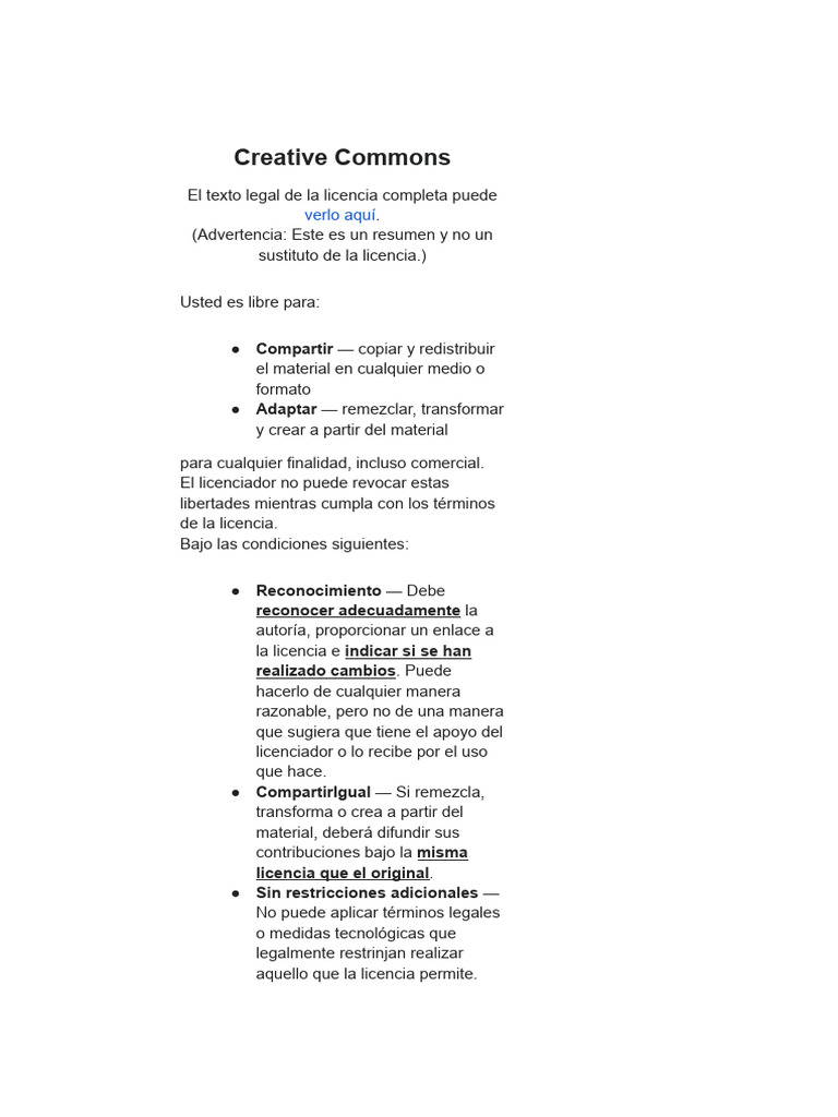 Creative Commons | PDF
