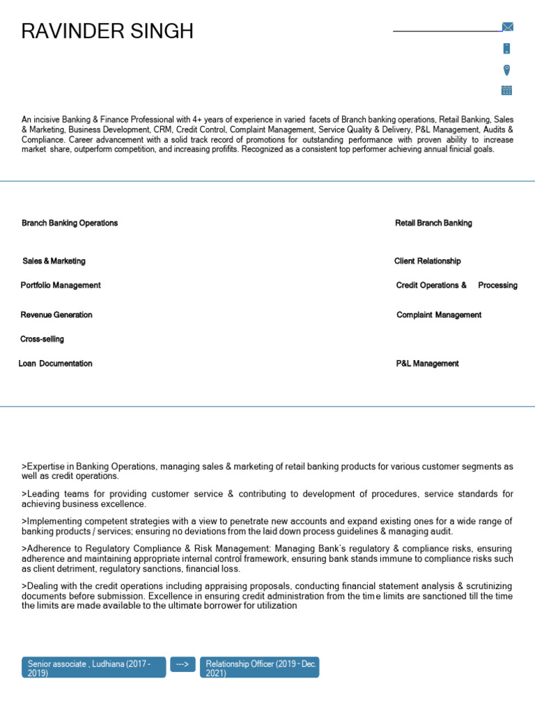 Ravinder Singh Resume-1 | PDF