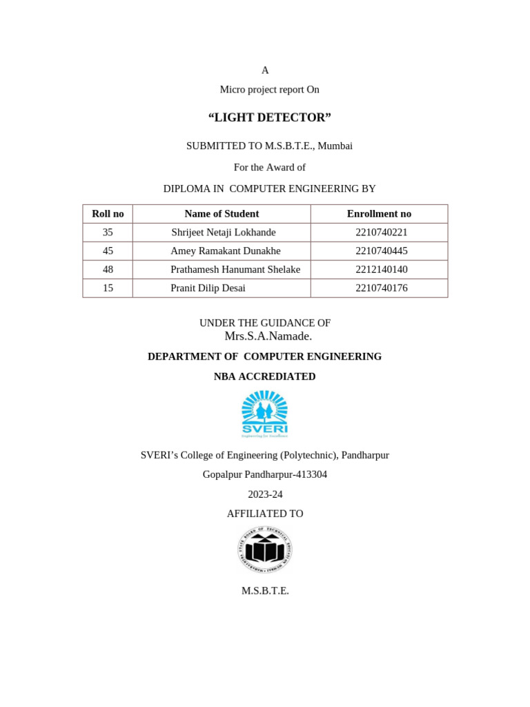 Microproject .CPH | PDF