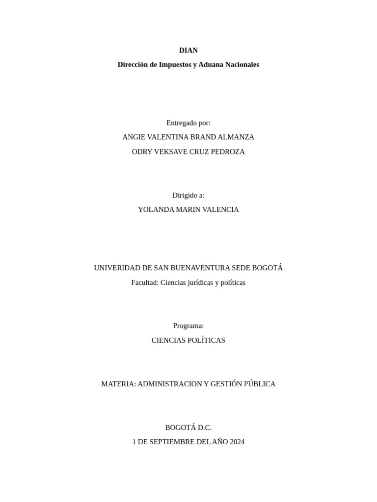DIAN - AyO | PDF