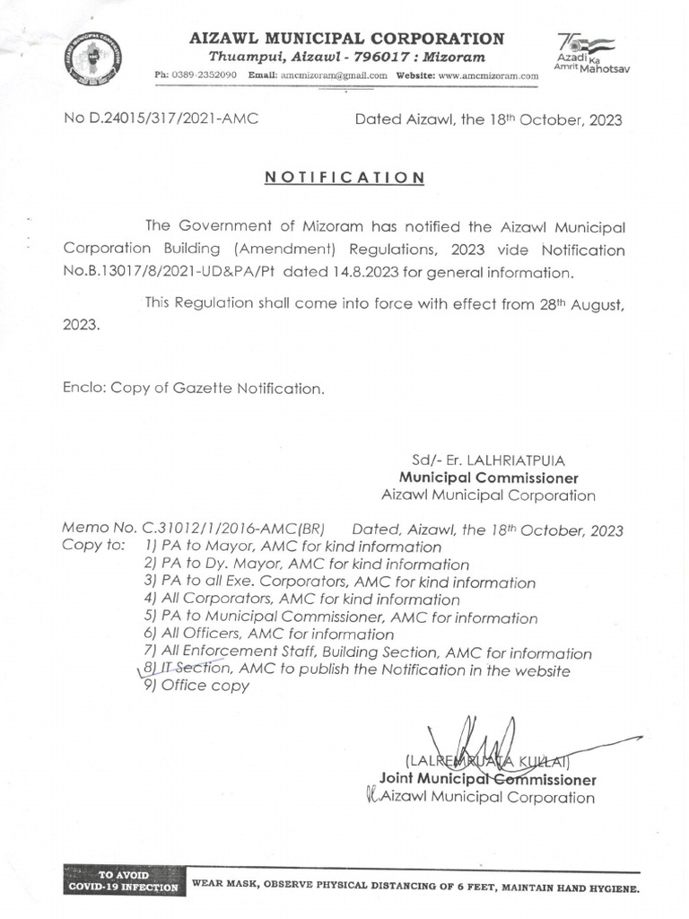 Building Regulation Amendment 2023 - 31102023011032 | PDF