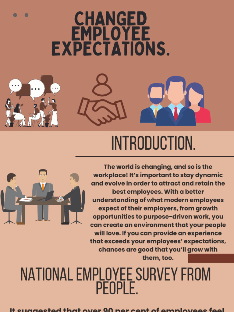 Group 4 Ppt. Changed Employee Expectations. | PDF