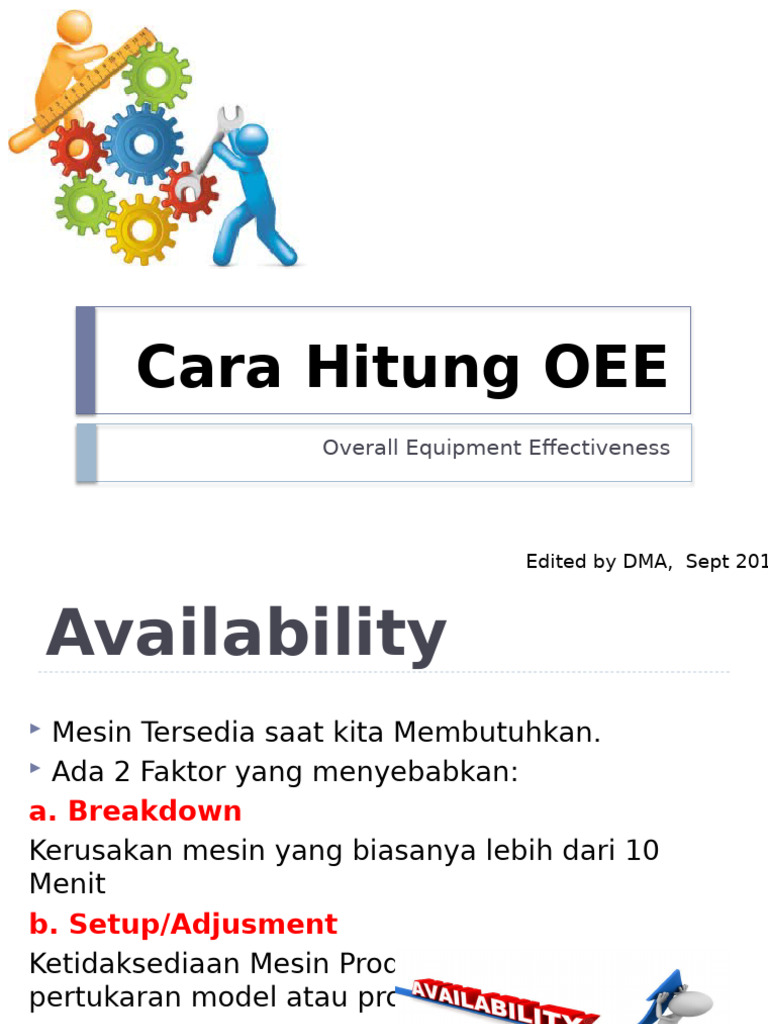 Cara Hitung OEE | PDF