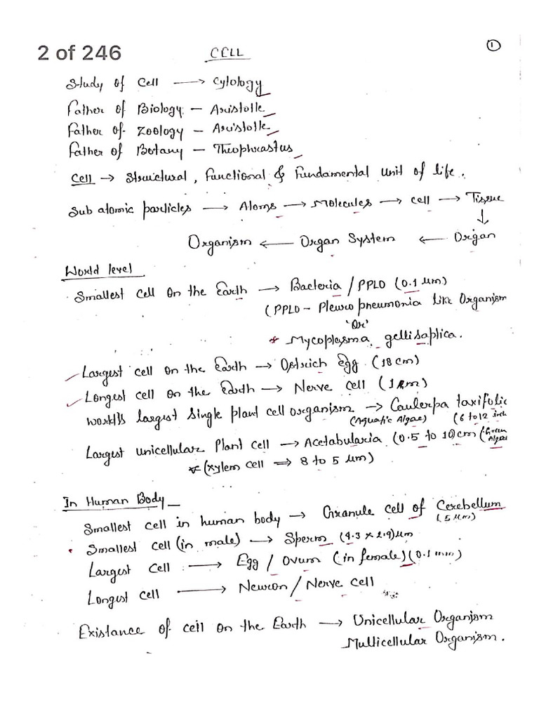Biology Notes | PDF