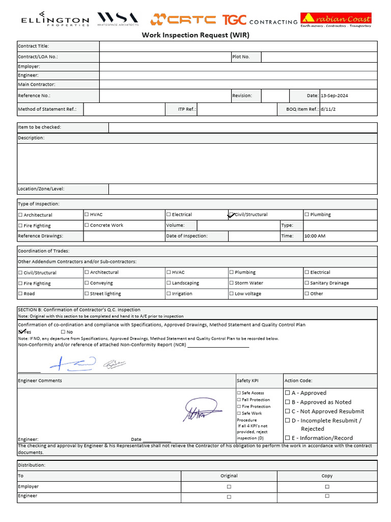 Arcc-Mbr D11-E16-Wir-Sew-052 | PDF