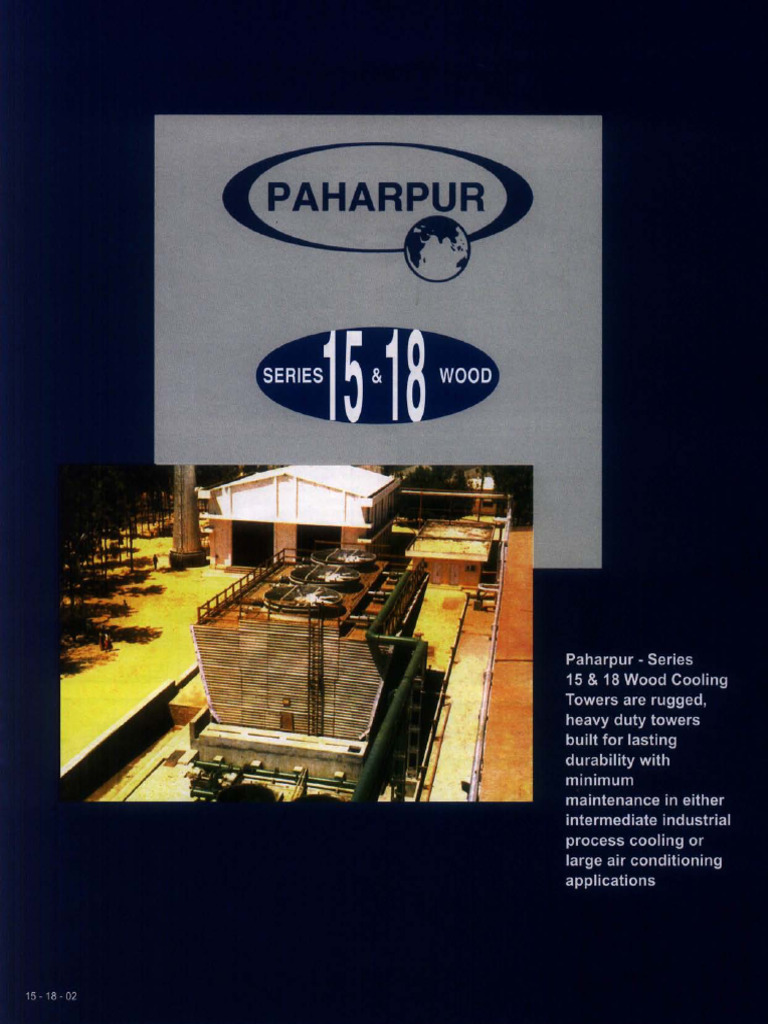 Paharpur Series 15 Wood Cooling Tower | PDF