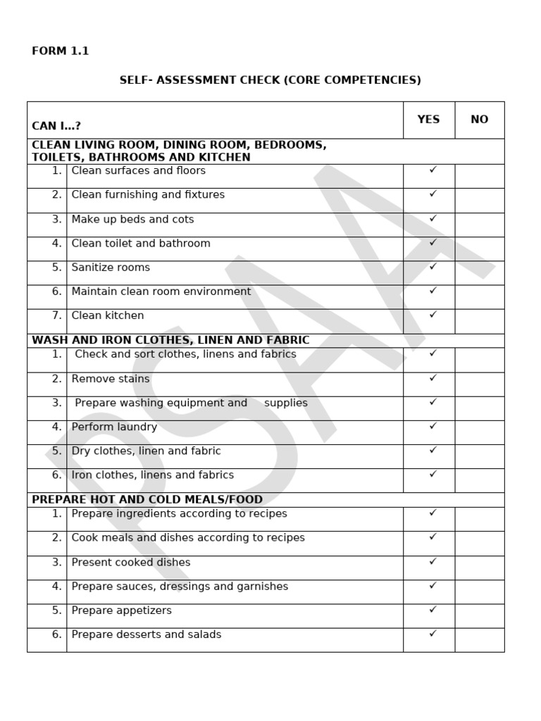 Forms 1.1 To 1.4 Samples | PDF