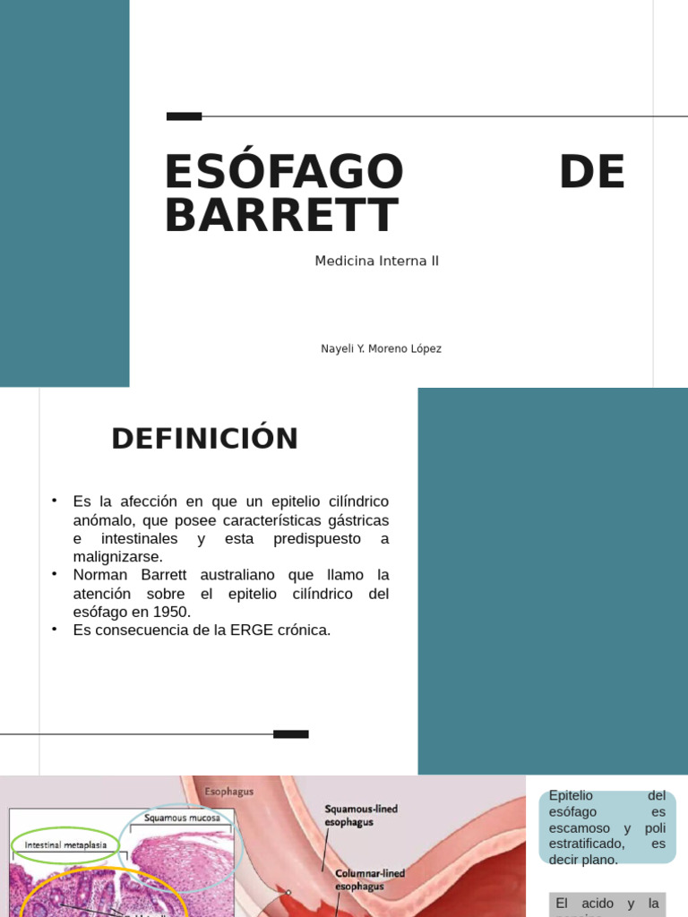 Esófago de barrett | PDF