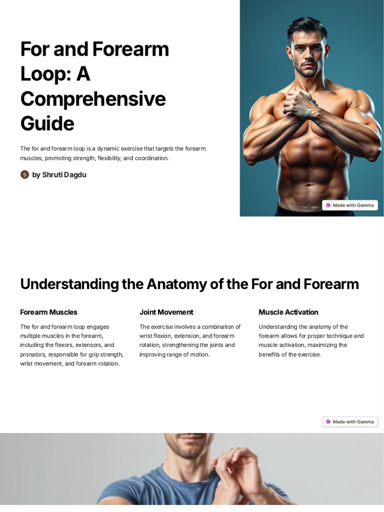 For and Forearm Loop a Comprehensive Guide | PDF For and Forearm Loop a Comprehensive Guide | PDF