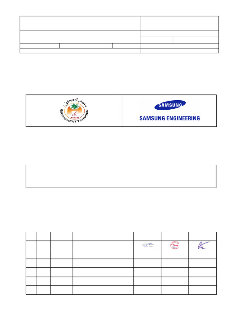 Itp For Cleaning Gauging and Hydrotest Activities | PDF
