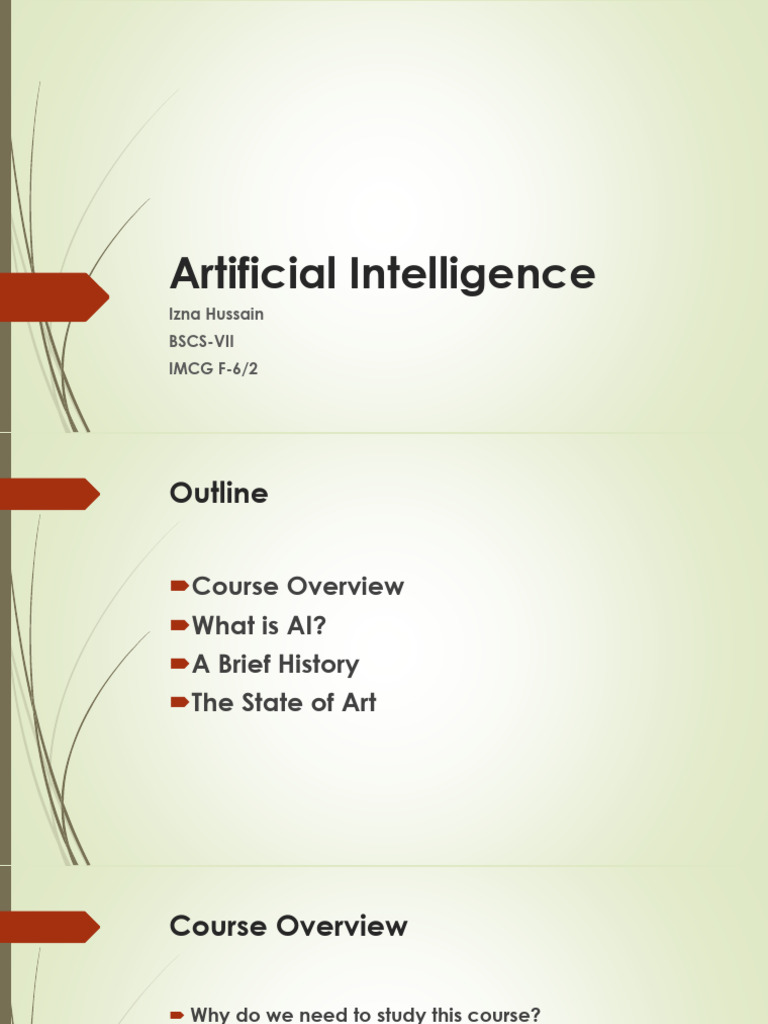 Artificial Intelligence - 1 | PDF