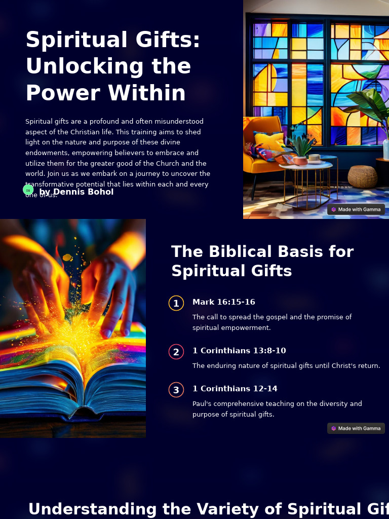 Spiritual Gifts Unlocking The Power Within | PDF
