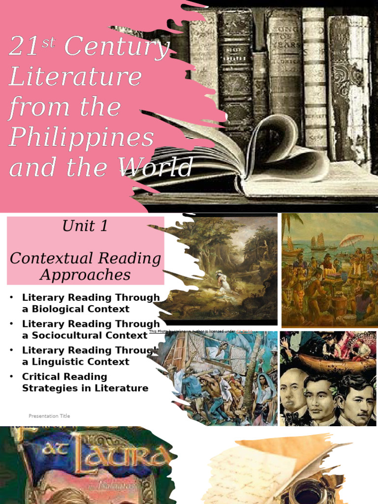 Unit 1 Literary Reading Through A Biographical Context | PDF