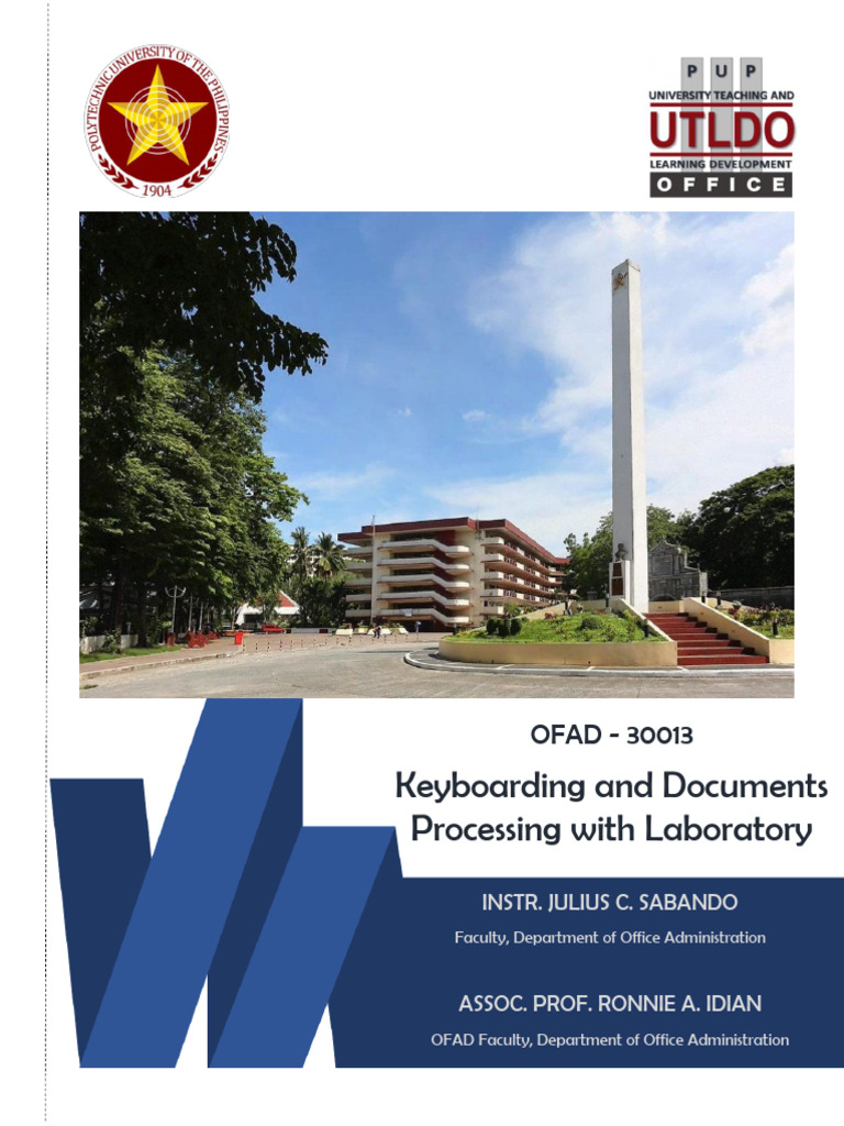 IM OFAD 30013 Keyboarding and Documents Processing With Laboratory New Template | PDF