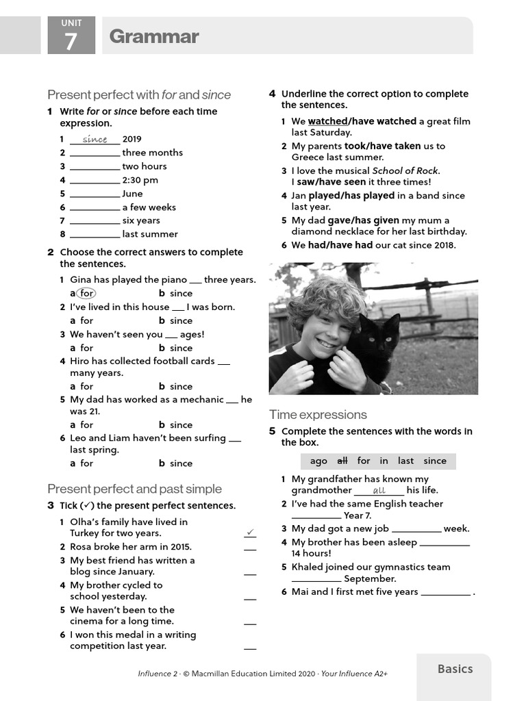 L2 A2PLUS U7 Basics Grammar Vocabulary | PDF