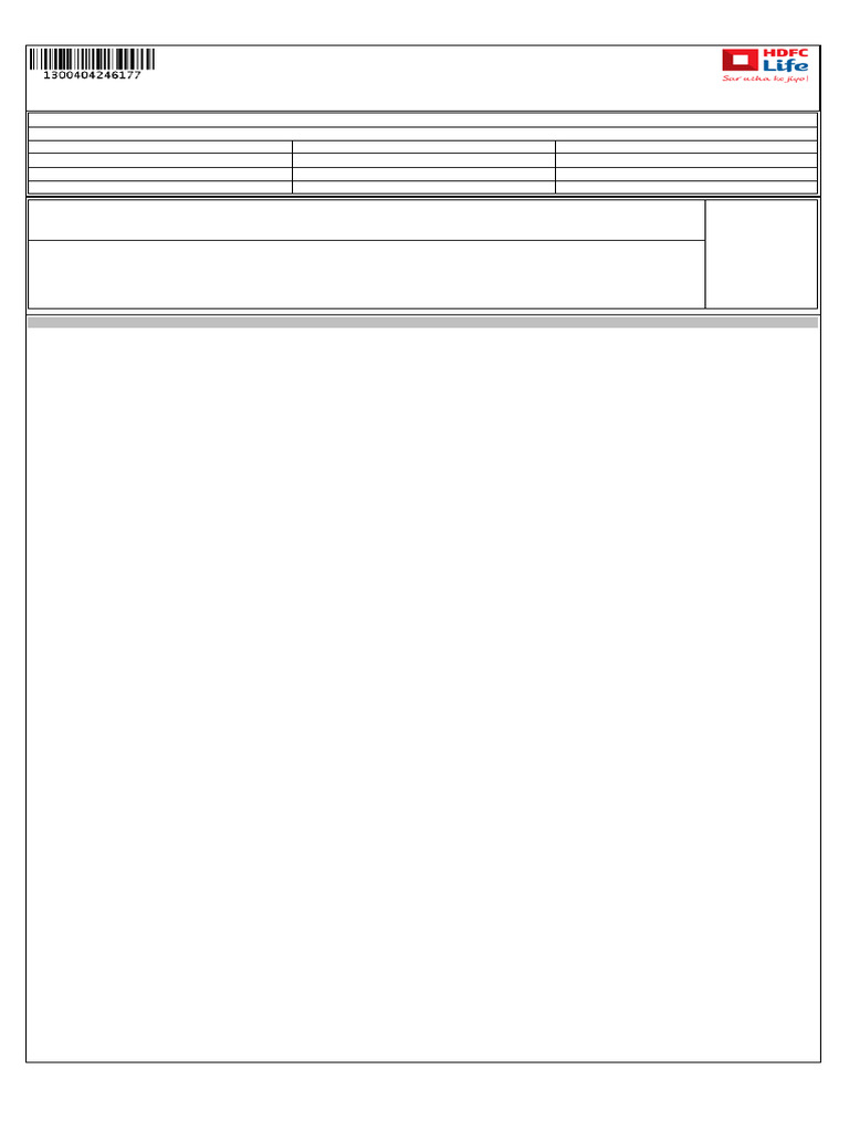 Life Insurance Proposal Form Template | PDF | Insurance | Life Insurance