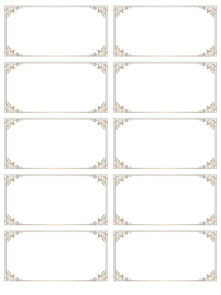 Border Nama Undangan | PDF