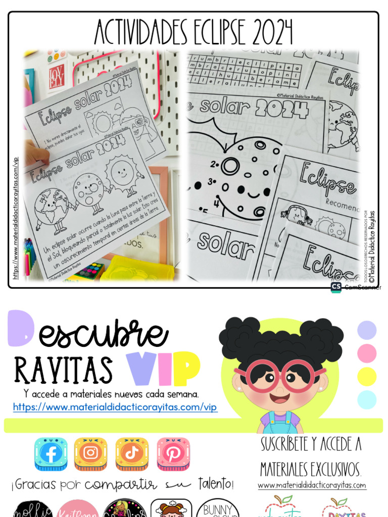Actividades Eclipse 2024 | PDF