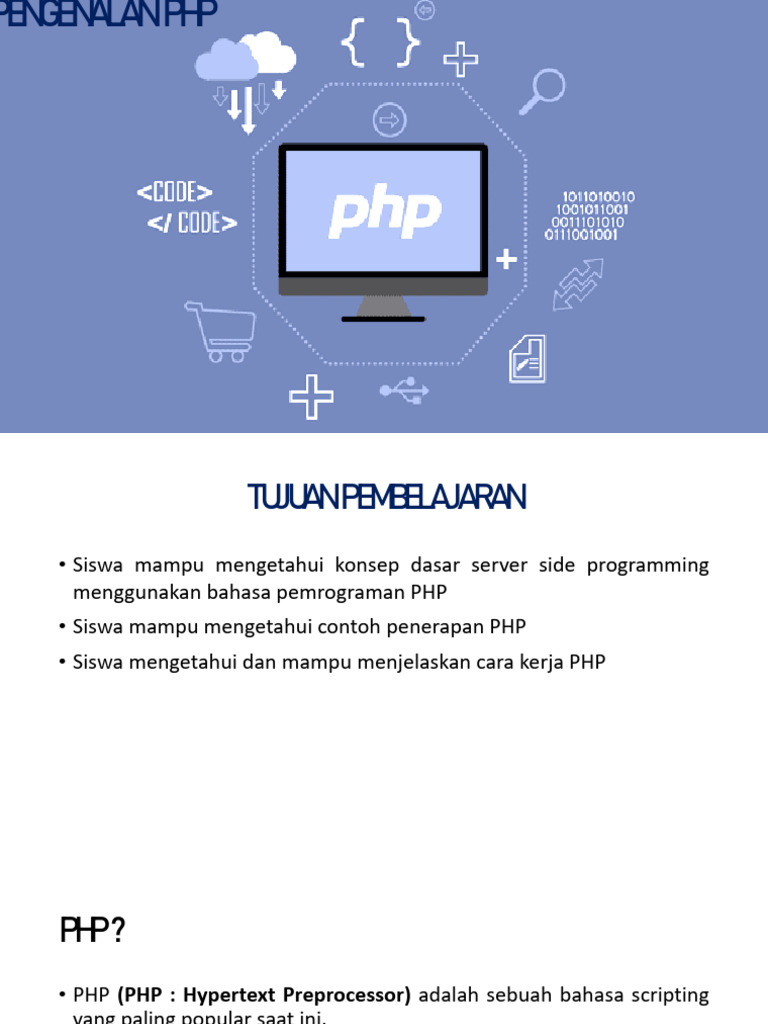 11.16 SMT-2 Pengenalan PHP | PDF