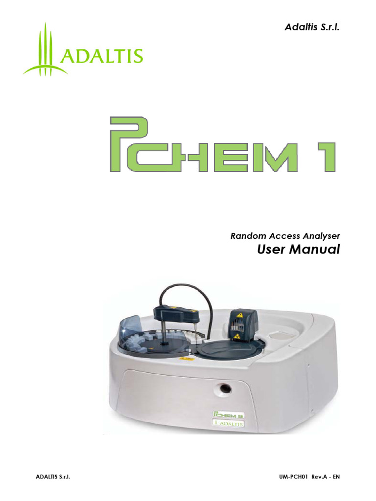 UM-PCH01 PChem 1 User Manual Rev.a En | PDF