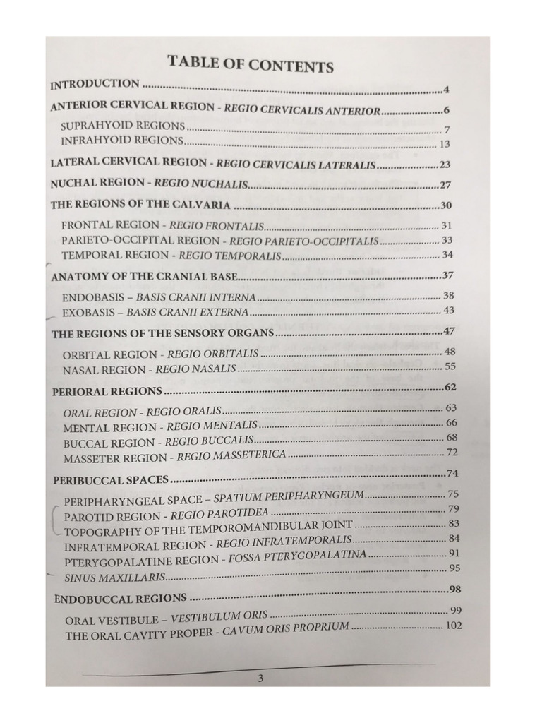 Topography of The Head and Neck | PDF