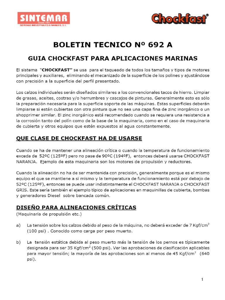 BOLETIN TECNICO Nº 692 A | PDF